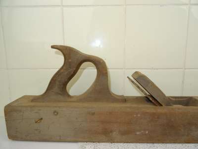 Enorme antieke houtschaaf - Curiosa en Kunst.nl