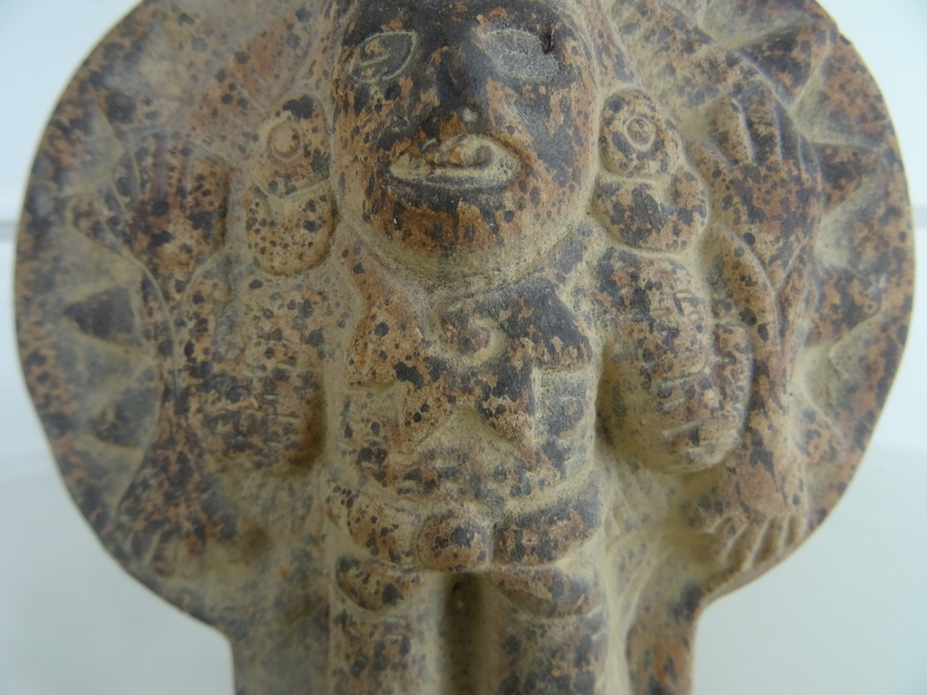 Aardewerk mythologisch beeld Mexico - Curiosa en Kunst.nl
