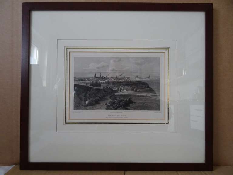 Antieke prent Maastricht - Curiosa en Kunst.nl