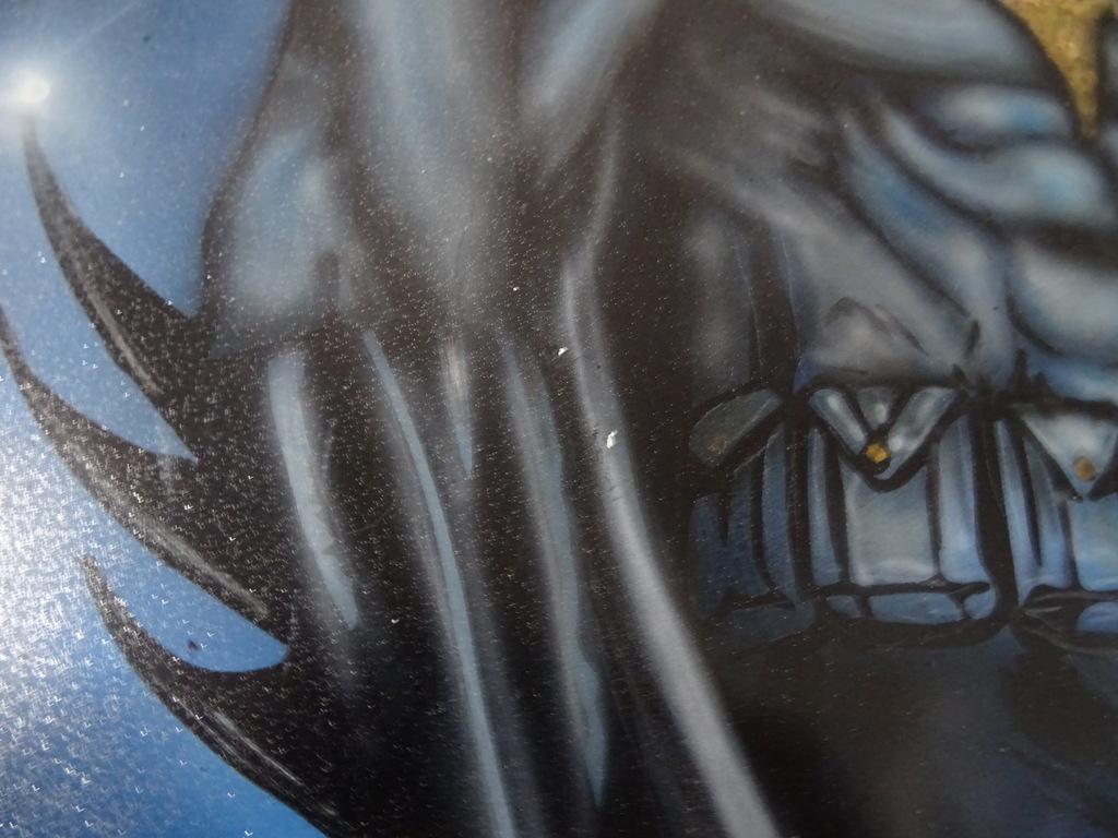Batman Airbrush schilderij op metaal - Curiosa en Kunst.nl