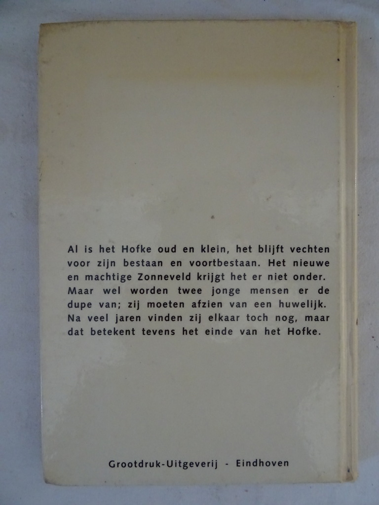 Marie Koenen Het Hofke Grote-letter-uitgave - Curiosa en Kunst.nl