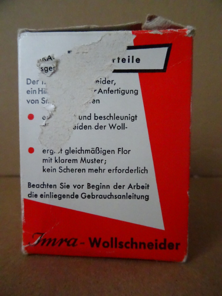 Vintage Imra Wollschneider Wool-cutter - Curiosa en Kunst.nl