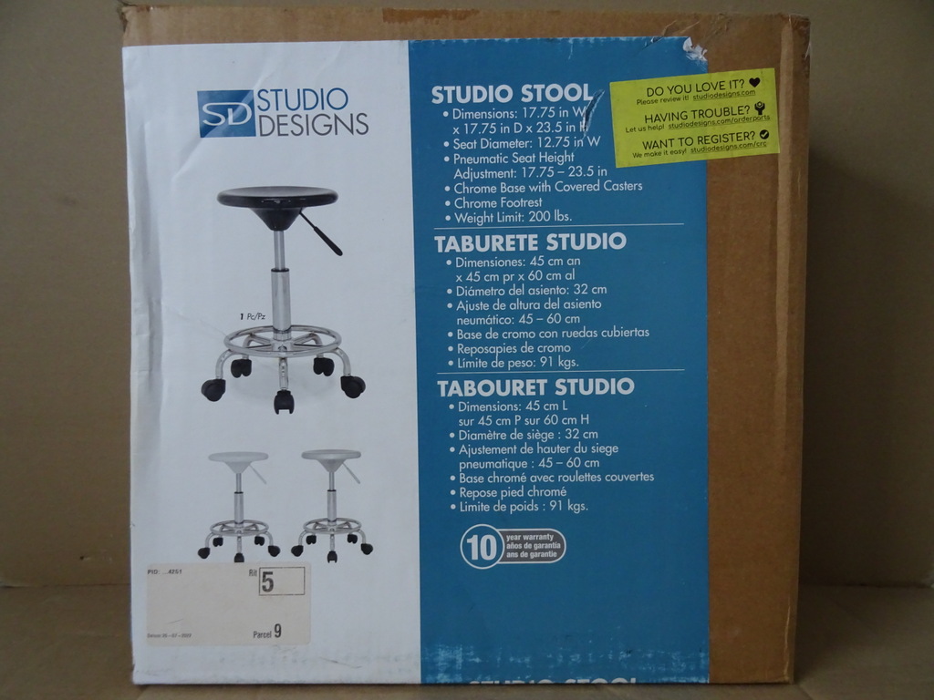 Studio designs Studio stool 13177 studiokruk Nieuw - Curiosa en Kunst.nl